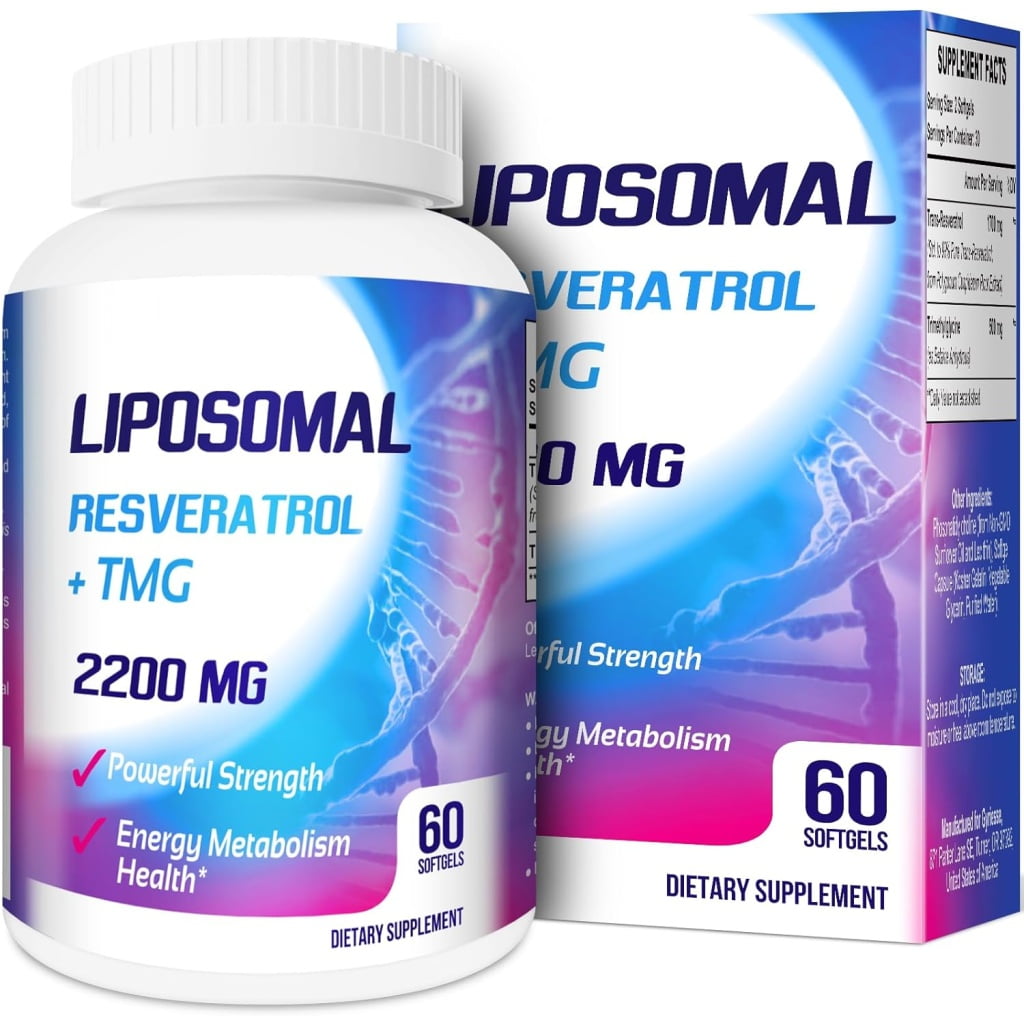 Liposomal Resveratrol + Tmg 2200 Mg 60 Capsulas – Biogate