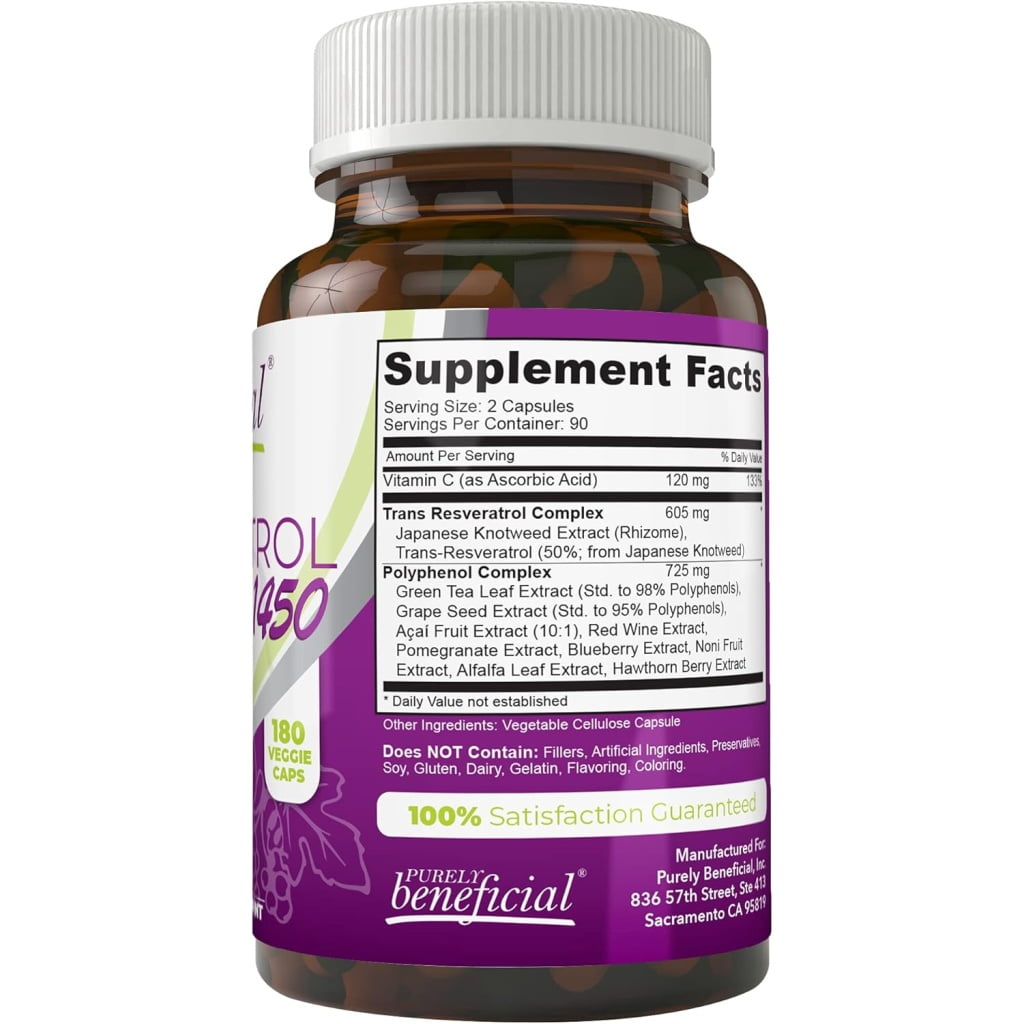 Resveratrol Antioxidantes Y Cardiovascular 140 Mg – Biogate