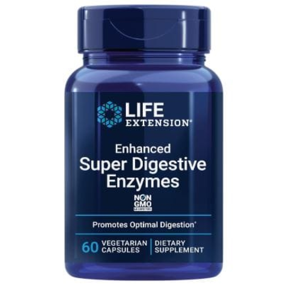 Enzimas Superdigestivas 140 Mg 60 Capsulas Life Extension – Biogate